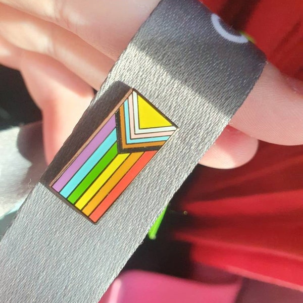 Intersex Progress Pride Flag Pin — Enamel Badge Rainbow Gay LGBT ...