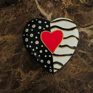 100% NATURAL, Real Heart Shape Rocks, Hand-cut Plain/blank Heart Stones ...