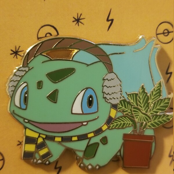 Wizard Pin - Magical Bulbasaur - Wizard Bulbasaur Pin - House Lapel Pin ...