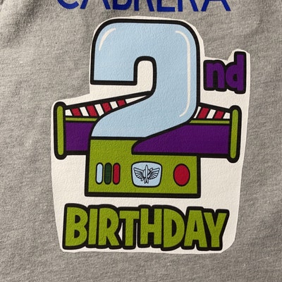 2nd Birthday Buzz Svg 2nd Birthday Toy Story Svg Two Buzz - Etsy Canada