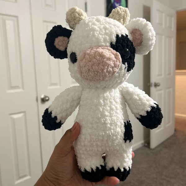 Milk Cow Plush Crochet Pattern Milk Cow Pattern Baby Cow Amigurumi PDF ...