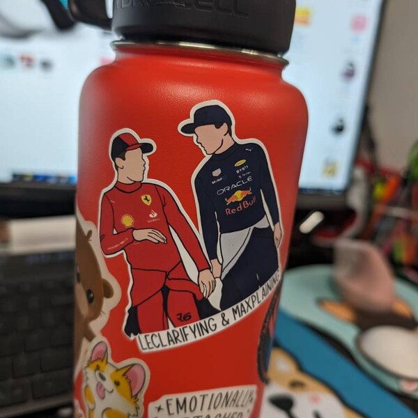 Formula 1 Customizable Fan Card Sticker - F1 !! PLEASE Read Item ...