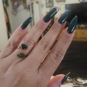 Smokey Hydro Colour Ring Cut Stone Ring Gemstone Ring | Etsy