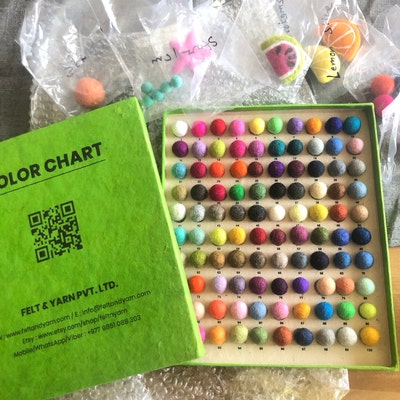 Color Chart With 100 Colors to Choose and Very Handy Color Guide Box ...