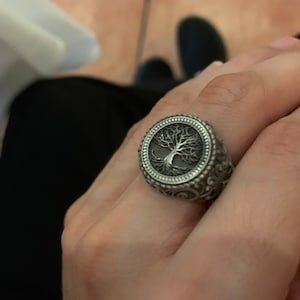 Angry Tiger Ring Silver Tiger Head Ring Men Signet Ring Angry - Etsy