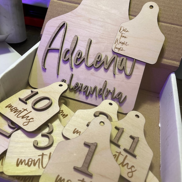 Baby Milestones | Ear Tag Milestones | Western Month Milestones ...