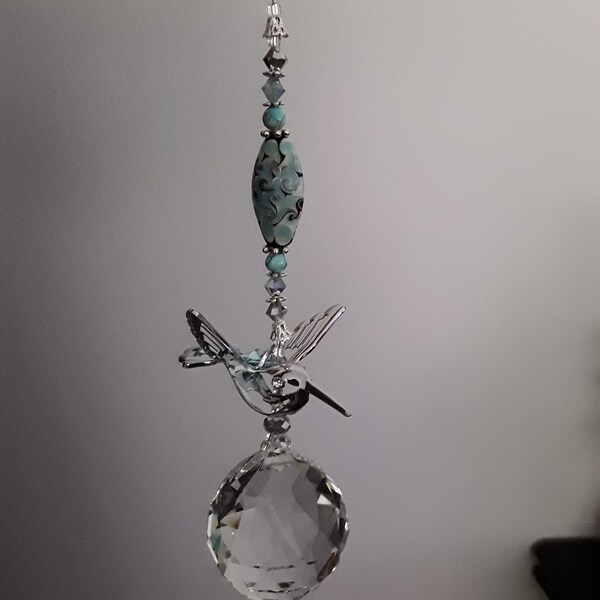 CELTIC DRAGON CRYSTAL Sun Catcher Window Prism Art Decor Ornament ...