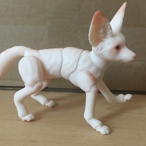 Small Fox Pet BJD Pet Animal for 1/12 1/8 1/6 1/4 1/3 Bjddoll & Blythe ...
