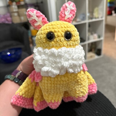 Crochet Rosy Maple Moth Pattern English Amigurumi Pattern digital ...