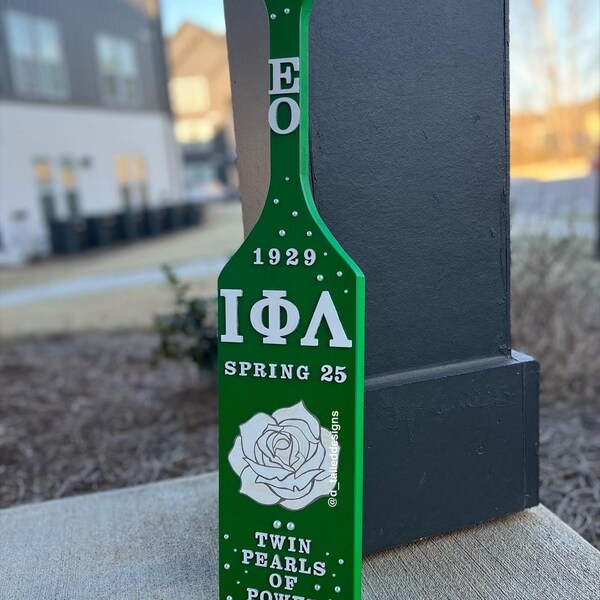 15" Custom Sorority/fraternity Paddle - Etsy