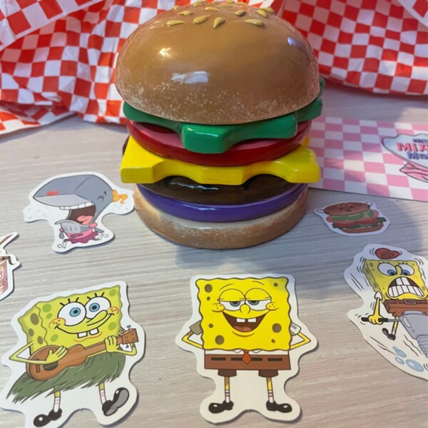 HANDMADE Burger Drinks Coasters - Etsy UK