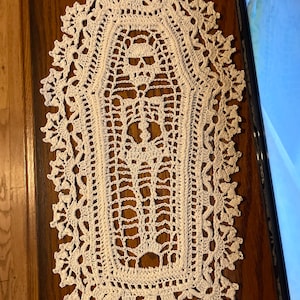 Skulls of the Night Doily Pattern Skull Doily Pattern PDF Doily PATTERN ...