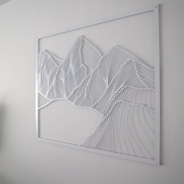 Infinity Sign Art, Metal Line Art Minimalist Infinity Home Decor, Hands ...