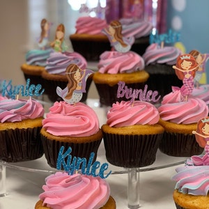Number 10 Cupcake Toppers Ten Food Picks 10th Birthday | Etsy