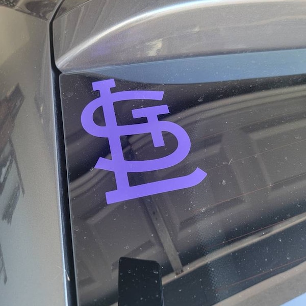St Louis STL City Logo Sticker Decal Vinyl Car Window Cardinals ...