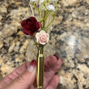 Single 9mm Bullet Flower Wedding Accessories Boutonniere Wedding ...