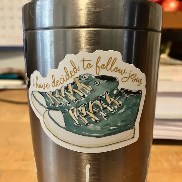 Vinyl Christian Stickers | I Have Decided to Follow Jesus Christian ...