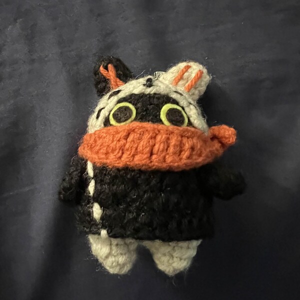 Momo Infinity Nikki Crochet Pattern Keychain Amigurumi Plushie Plush ...