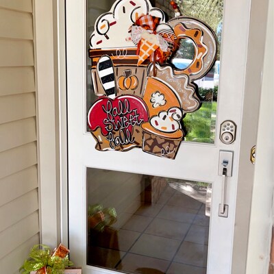 Fall Sweets Doorhanger Pre-order - Etsy