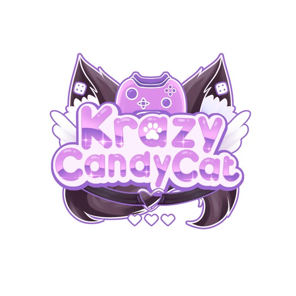 Custom Cute Vtuber Logo | Vtuber Logo, Custom Vtuber Logo Commission ...