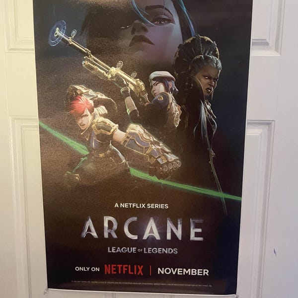Arcane League of Legends Season 1, Season 2 Animation Movie Poster ...