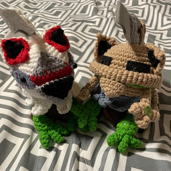 Silvally Null Type Pokemon Sun and Moon Alola Chibi Plushie Amigurumi ...