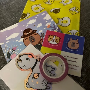 Galaxy Alpaca Holographic Vinyl Sticker for Water Bottles - Etsy