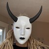 Hannya Japanese Oni Mask - Black - Etsy