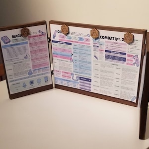 Printable Dungeons & Dragons DM Screen Inserts for 5e DIGITAL DOWNLOAD ...