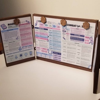 Printable Dungeons & Dragons DM Screen Inserts for 5e DIGITAL DOWNLOAD ...