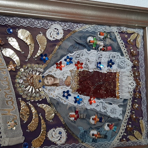 White and Gold Triptych of the Blessed Virgin Mary in Good Hope ...