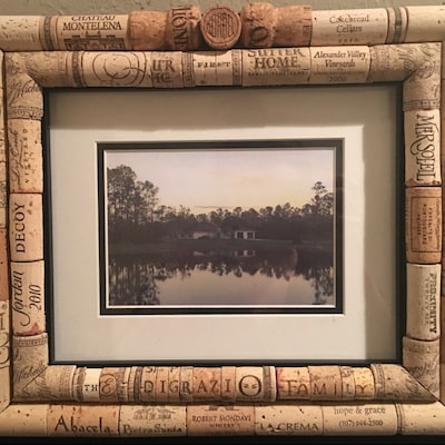 Custom Wine Cork Personalized Frame - Etsy