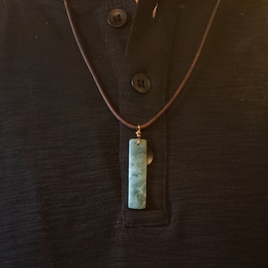Mens Jade Necklace, Jade Necklace, Good Luck Gift for Men, Mens Stone ...