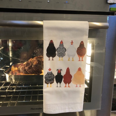 Chicken Tea Towel. Tea Towels Farmhouse. Farmhouse Tea Towel. - Etsy