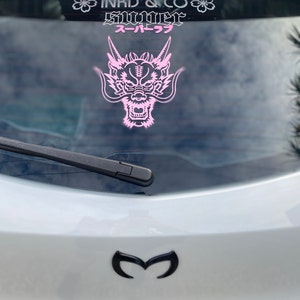 Chinese Dragon Face Car Vinyl Decal / Huge Car Decal - Etsy