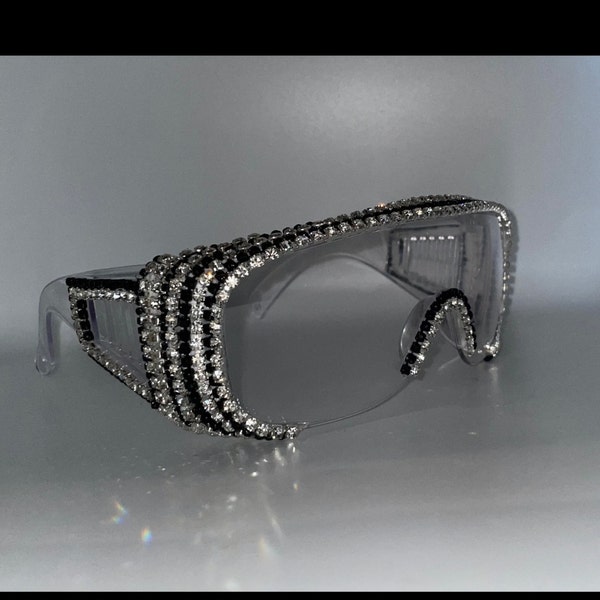 Glass Cover | Gold Sparkly Design | Straw Hole for Easy Sipping | Anti ...