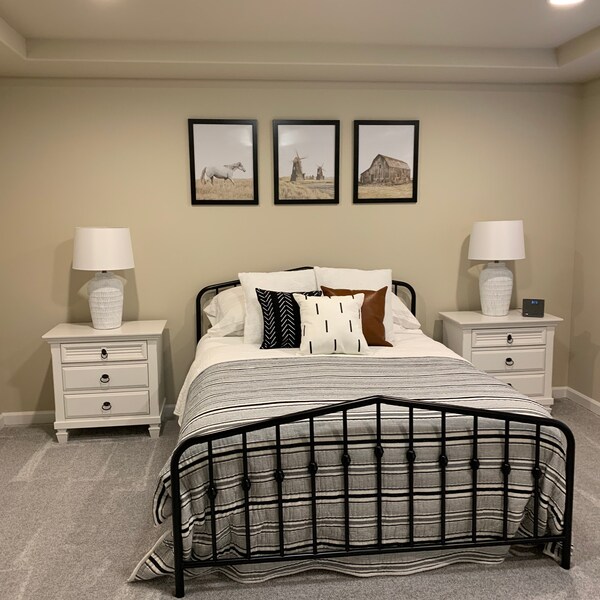 Farm Print Set of 3 Posters Rustic Art Barn Print 3 Piece Wall Art ...