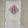 Adorn Embroidery Monogram Set 7″ 8″ - A-Z Swirly Machine Embroidery ...