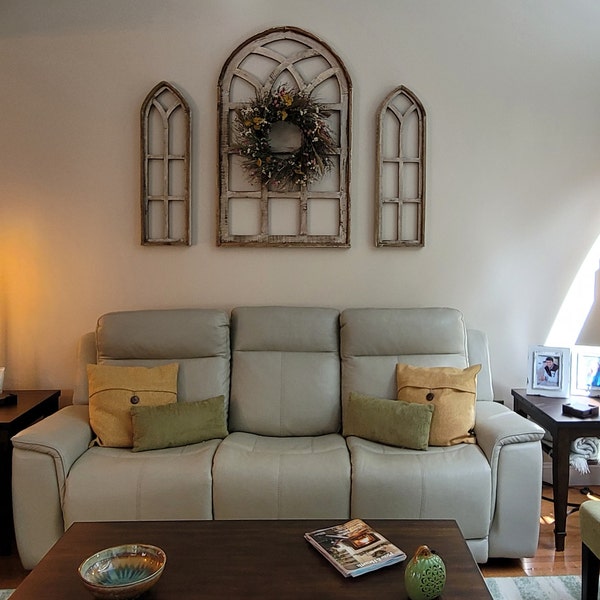 Set of 3 Farmhouse Wooden Paradise Window Collection- the Paradise ...