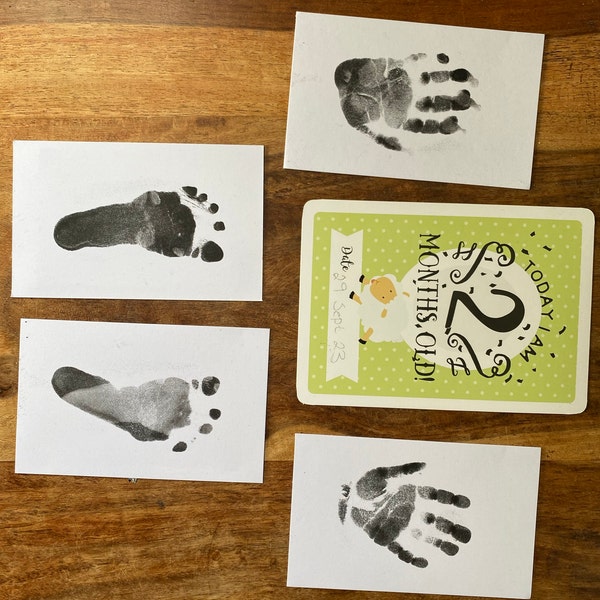 No-touch Inkless Baby Hand and Footprint Kit | Painless Perfect Prints ...