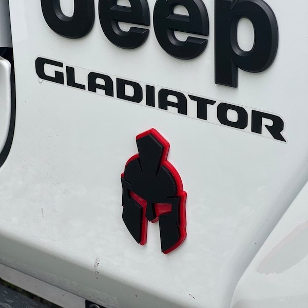 Gladiator Acrylic Helmet Badge - Etsy