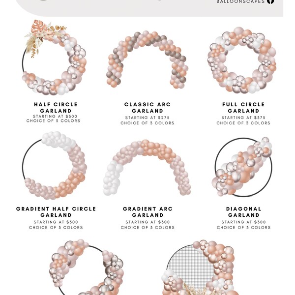 Balloon Clusters SVG Bundle: Editable Colors, Party Decor Mockups ...