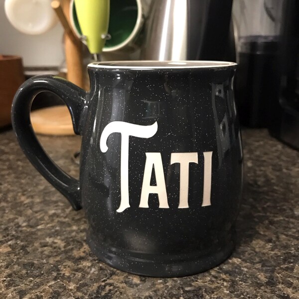 Etched Octopus Tentacle Ceramic Mug, Personalized Mug, Etched Coffee ...