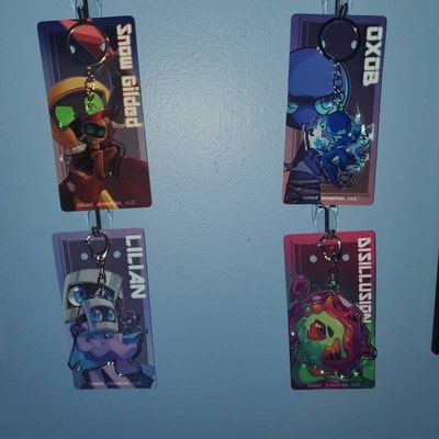 Lilian Keychain gildedguy Stories Charm - Etsy