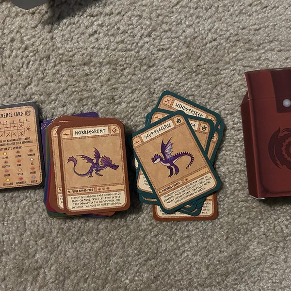 HTTYD Deck of Dragons (how to Train Your Dragon Cards) - Etsy