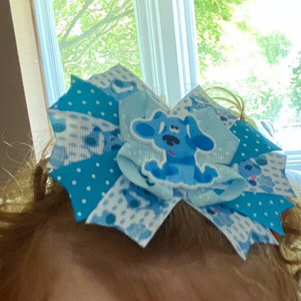 Blues Clues Hairbow- Blues Clues Hairbows- Blues Clues Bows- Blues ...