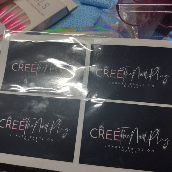 Any Size | Custom Rectangle Sticker | Personalized Rectangle Labels ...
