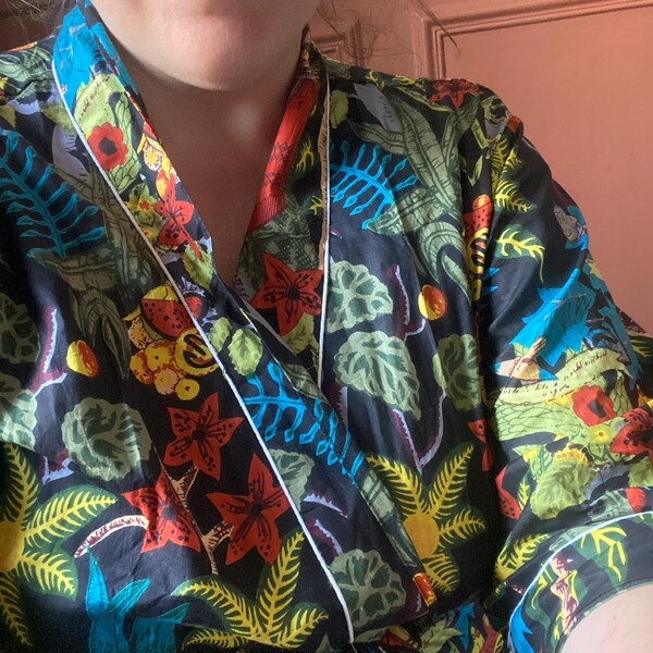 Indian Cotton Floral Printed PJ Set, Adult Nightsuit, Payjama Set ...