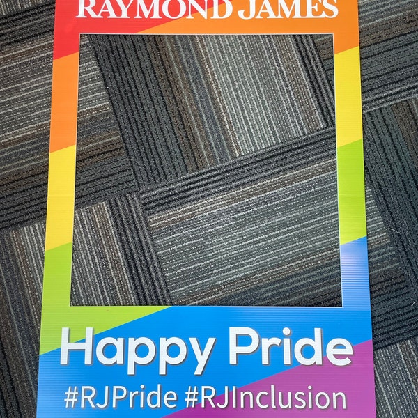 Custom Pride Selfie Frame | Personalized LGBTQ+ Photo Booth Props ...