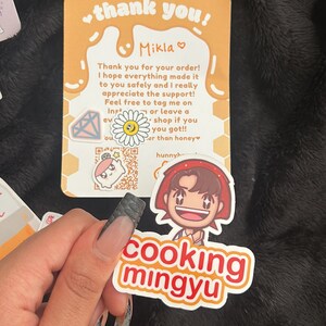 Seventeen Cooking Mingyu Angry Sticker - Etsy